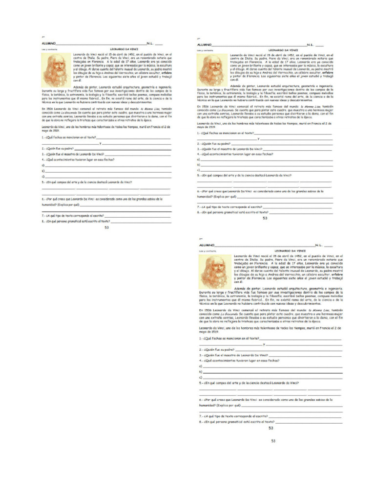 Lecturas Quinto y Sexto | PDF