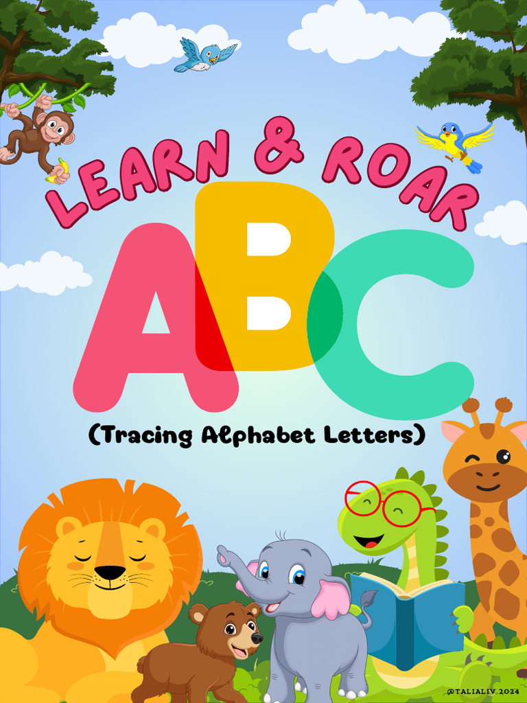 ABC Tracing Worksheet_Learn & Roar ABC | PDF