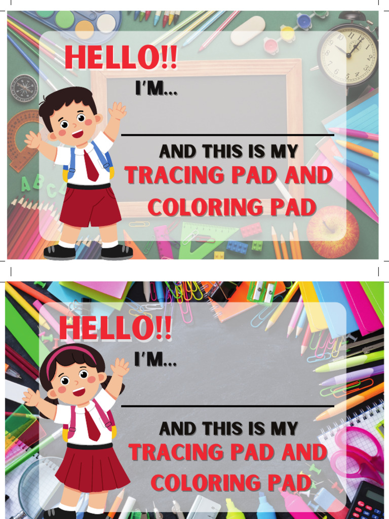 Tracing Pad Activities | PDF