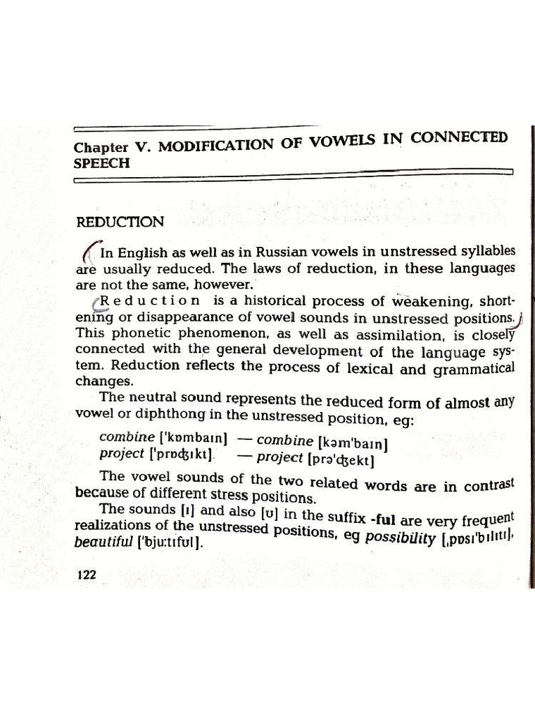 Reduction in English | PDF