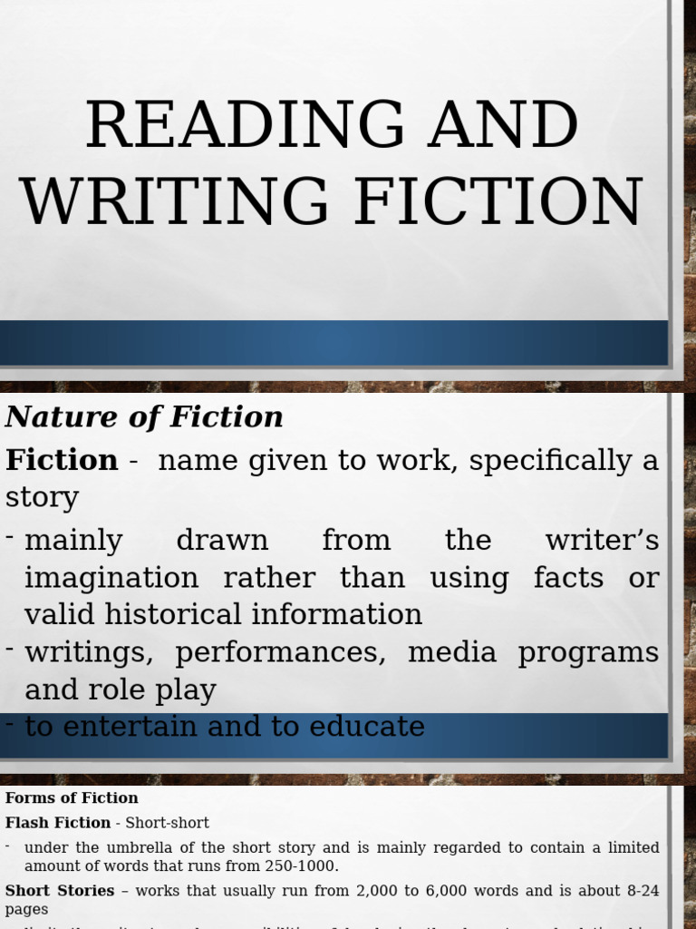 READING-AND-WRITING-FICTION | PDF