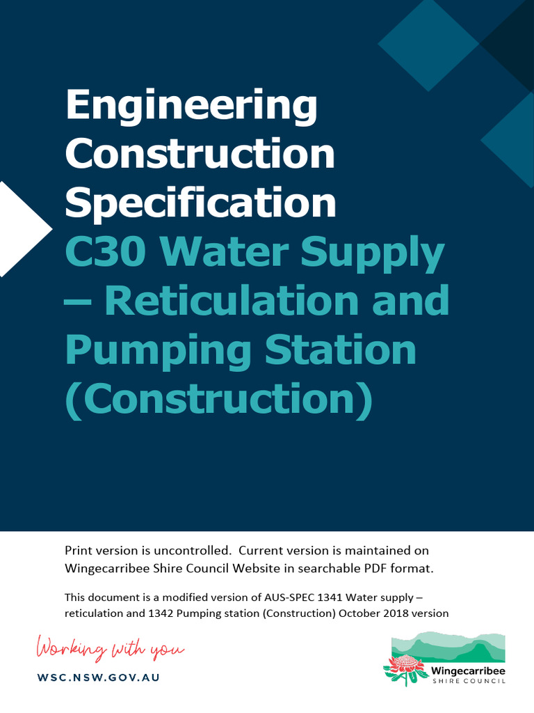c30 Water Supply Reticulation and Pumping Station Construction | PDF ...