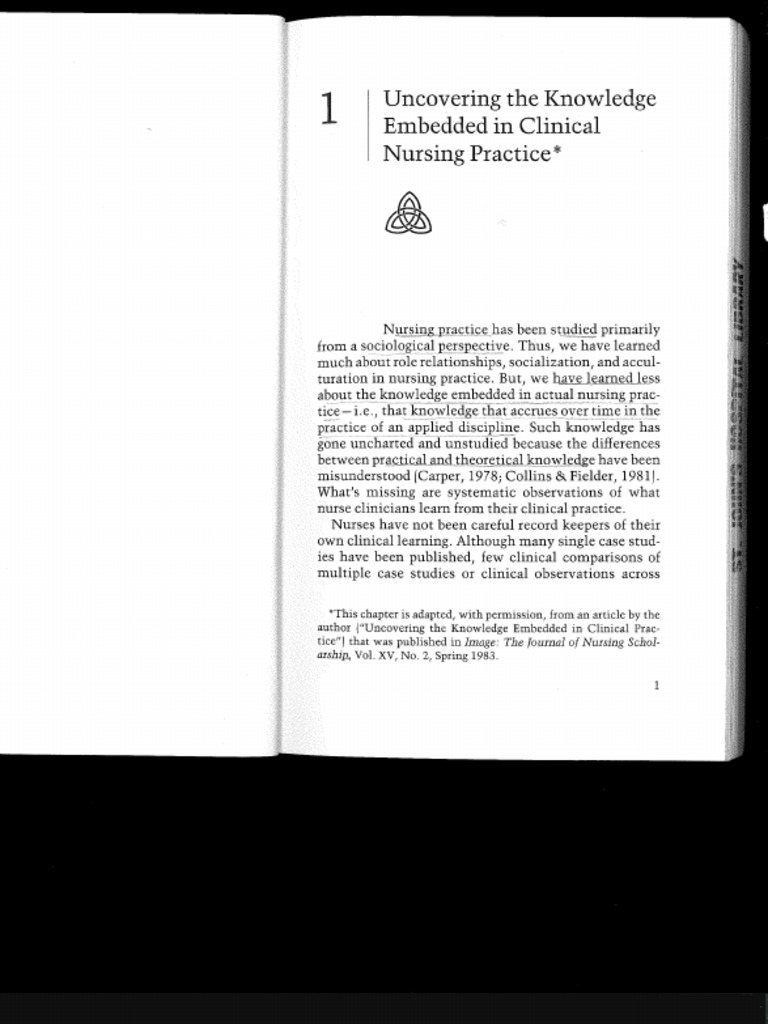 Benner - Chapter 1 Novice | PDF