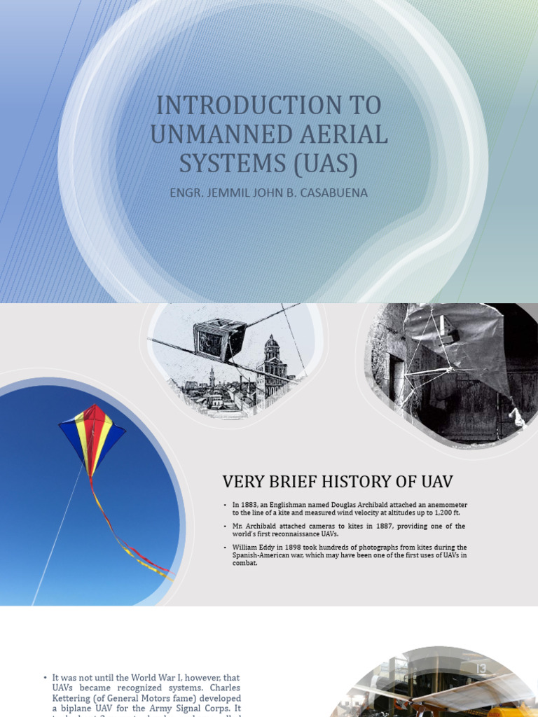 Introduction To Unmanned Aerial System (UAS) - 4th Year | PDF ...