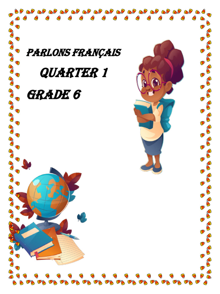 Grade 6 1st Quarter, Parlons Français. | PDF