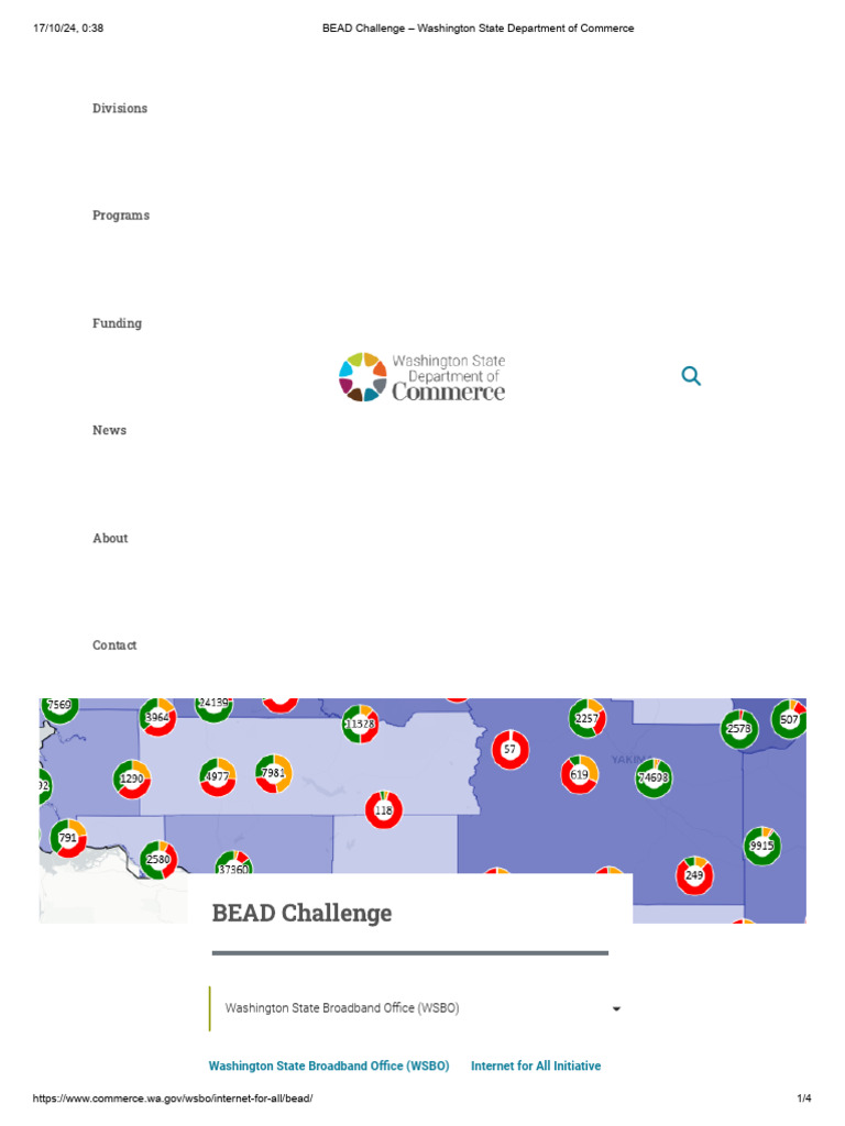 BEAD Challenge - Washington State Department of Commerce | PDF