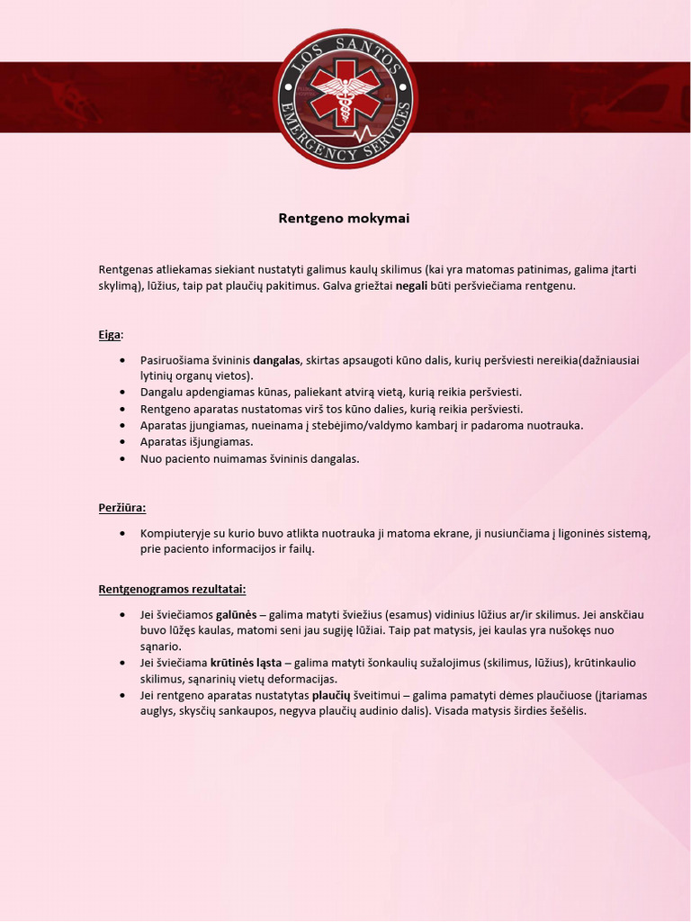 Rentgenas | PDF