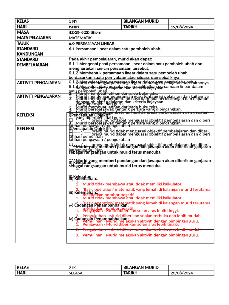 Murid-Murid Telah Menyertai Aktiviti PDP Dengan Jayanya | PDF