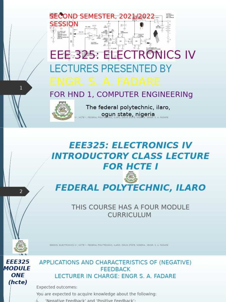 Hcte I Eee 325 Lecture 1 | PDF