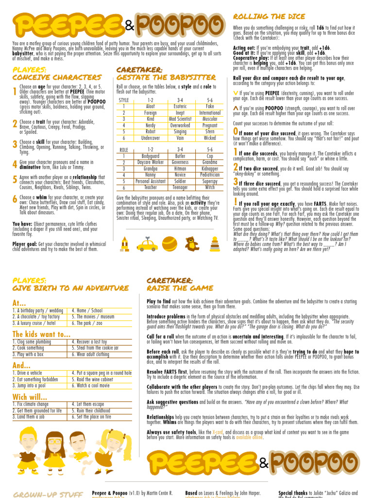 Peepee and Poopoo Rpg | PDF