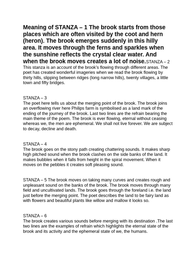 The Brook | PDF