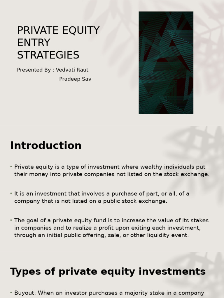 Private Equity | PDF