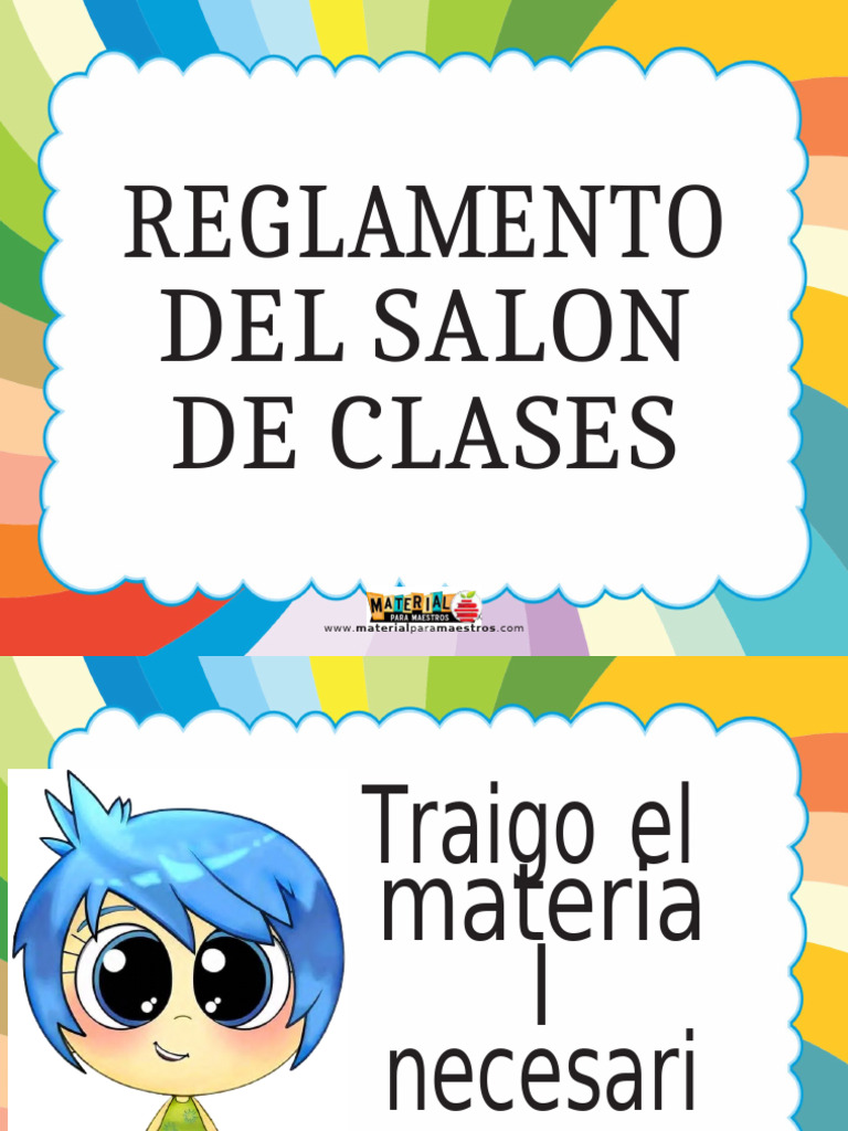 Reglamento Del Salón - Intensa-Mente | PDF