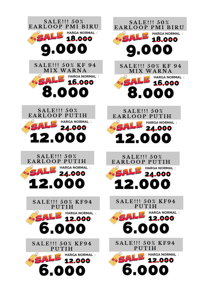 Harga Sale | PDF