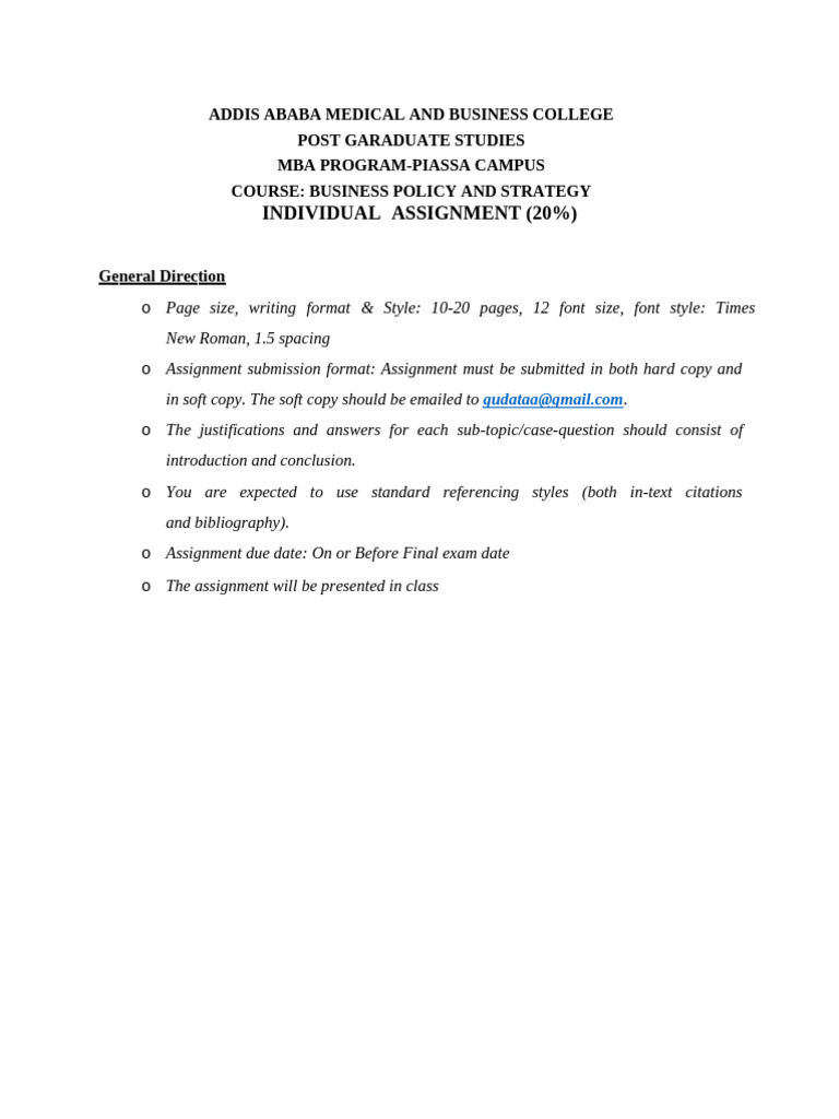 Individual Assignment of STM | PDF | Career & Growth | Business