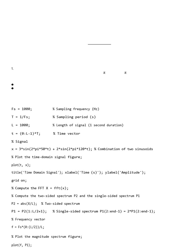 48 Assignment 3 DSP | PDF