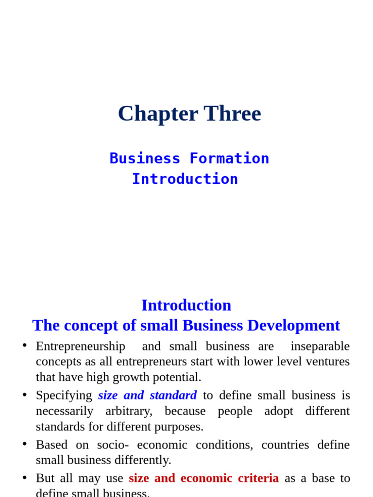 Entreprenuership Chapter Three | PDF