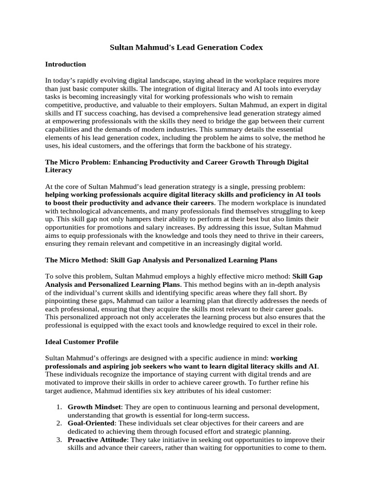 Digital Literacy Codex Final - Leadgen | PDF