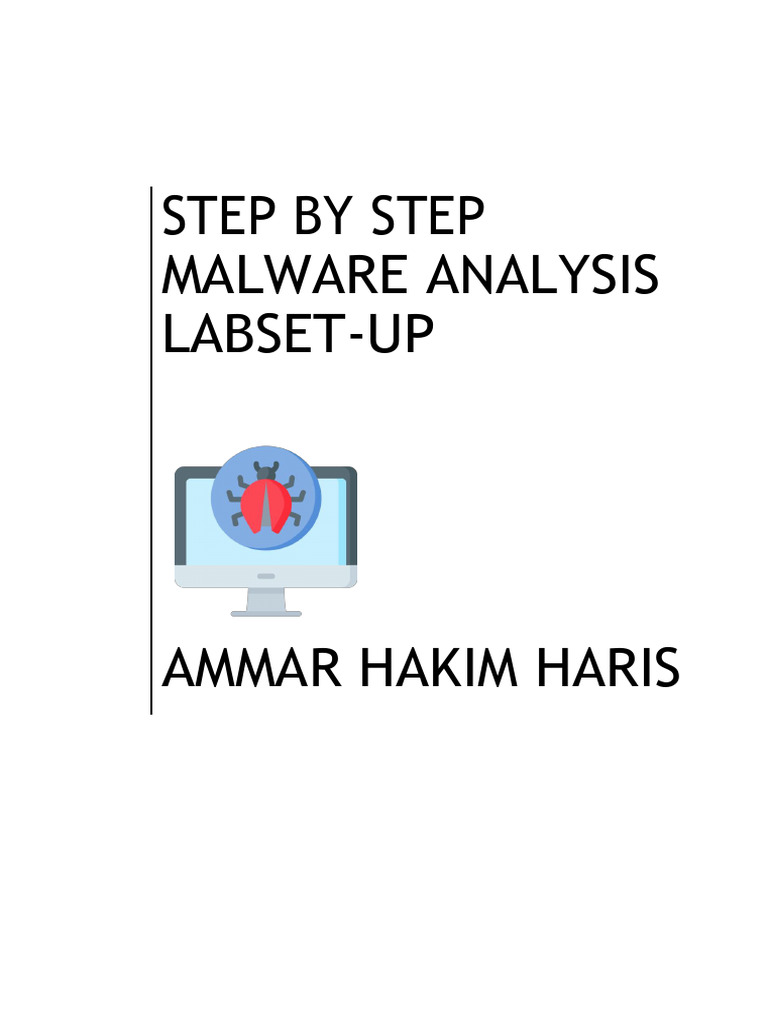 Step by Step Malware Analysis Lab Setup PDF | PDF