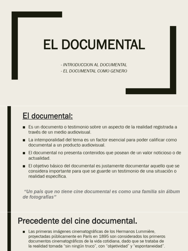 El Documental | PDF