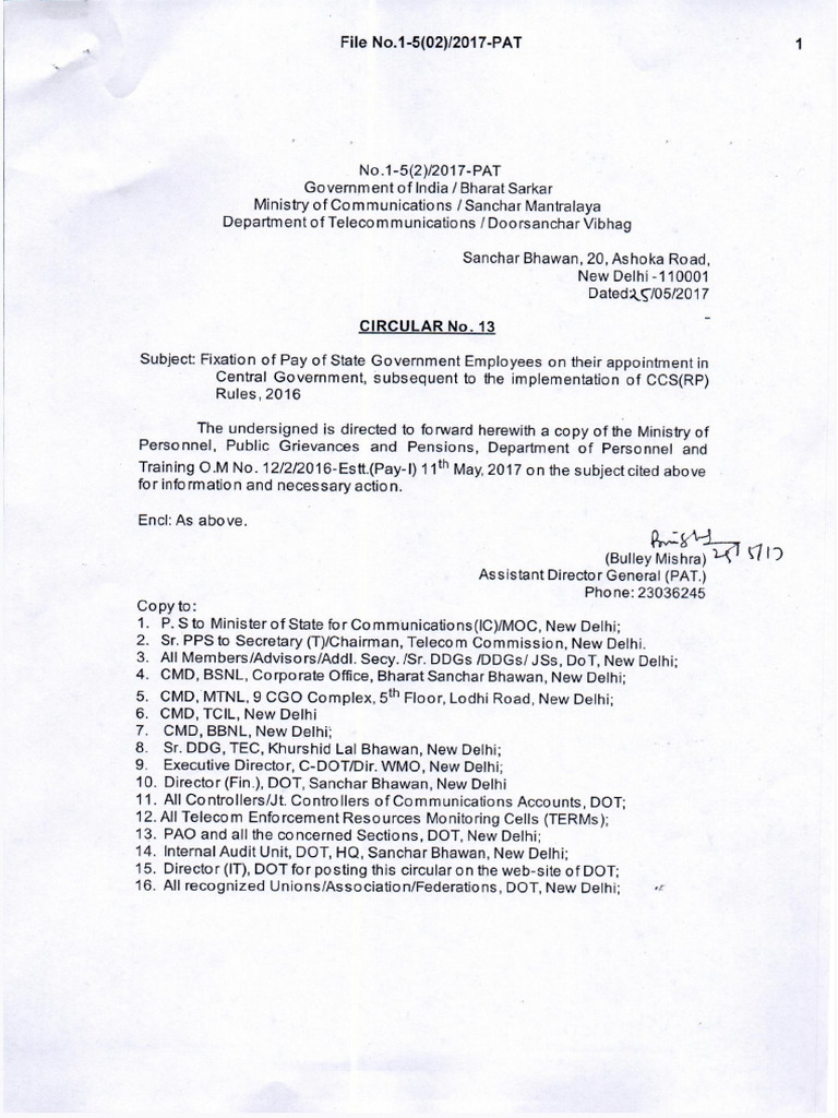 Circular 13 | PDF