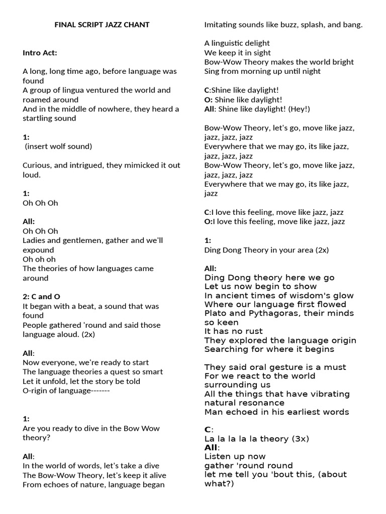 JAZZ-CHANT-FINAL (1) | PDF