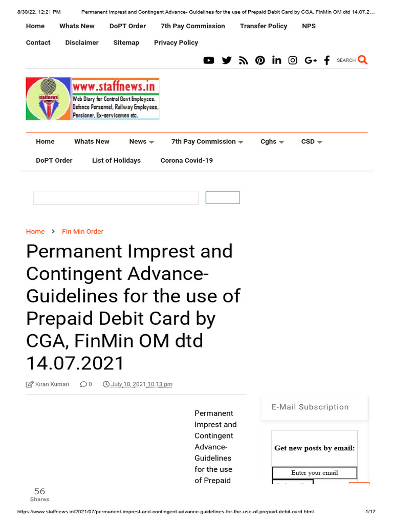 Imprest Ac Maintain Dan Tur | PDF