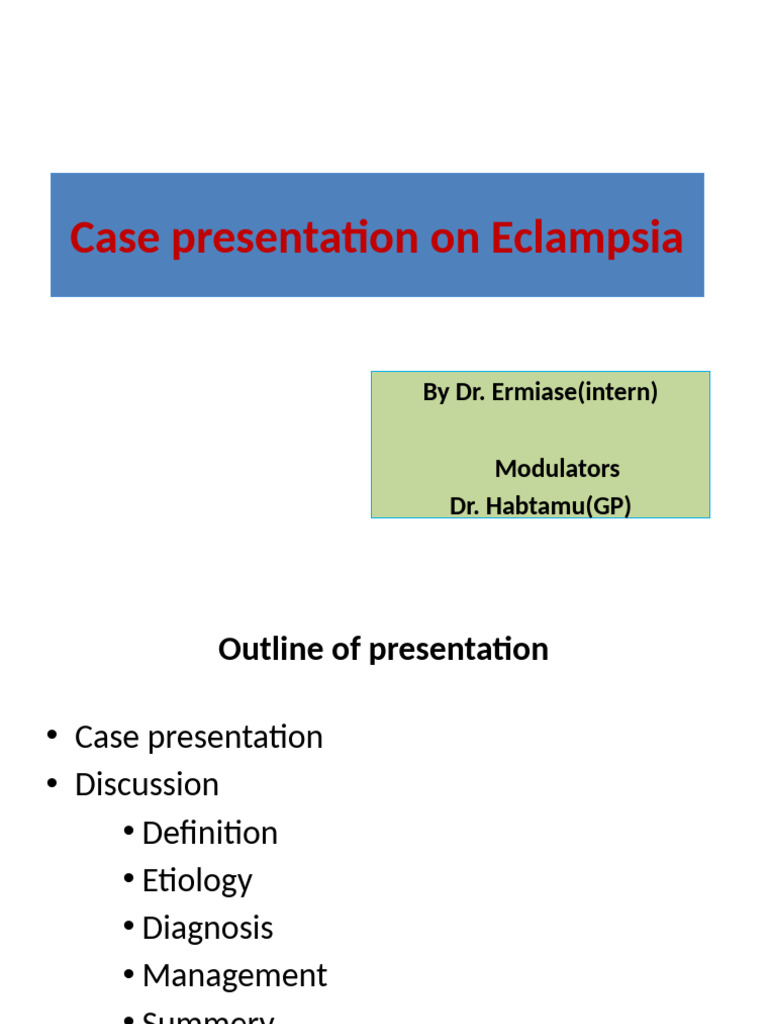Eclampsia | PDF