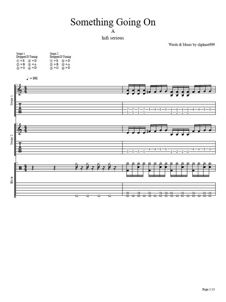 A. Nothing - Somethings Going On | PDF