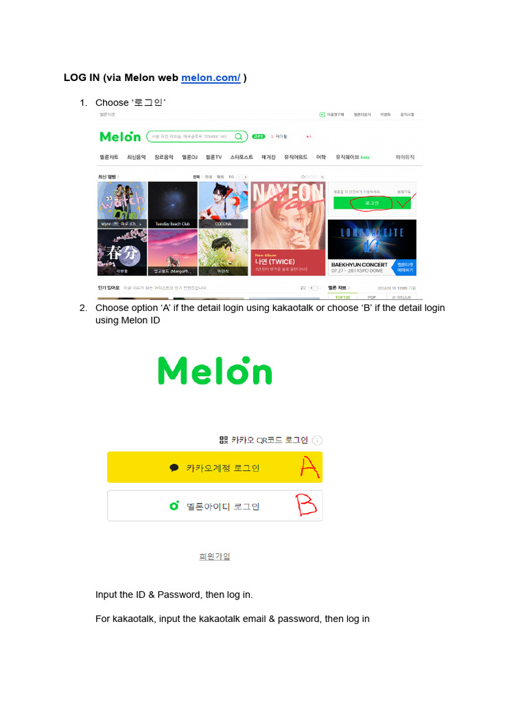 MELON DOWNLOAD TUTORIAL Web - PC | PDF