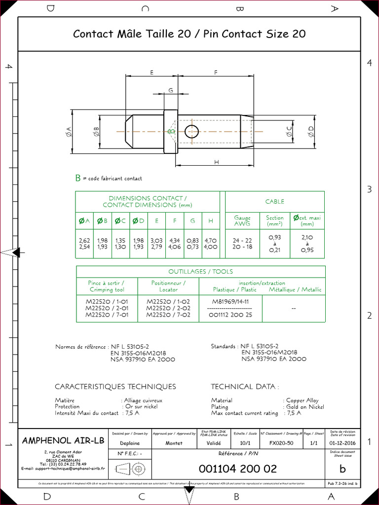 Connector Specifications Guide | PDF
