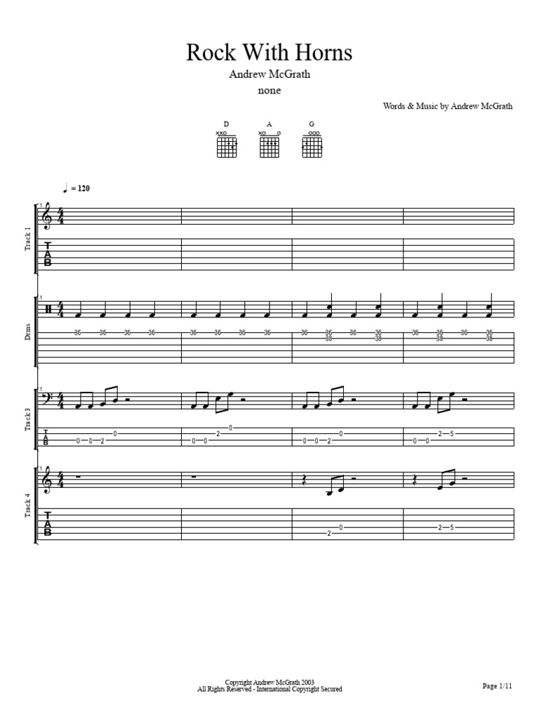 A. McGrath, Andrew - Rock With Horns | PDF