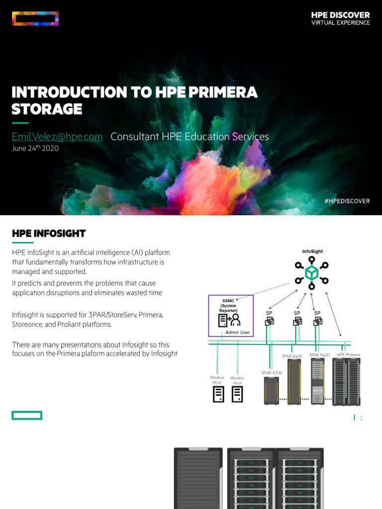 Intro To Hpe Primera Discover Pdf