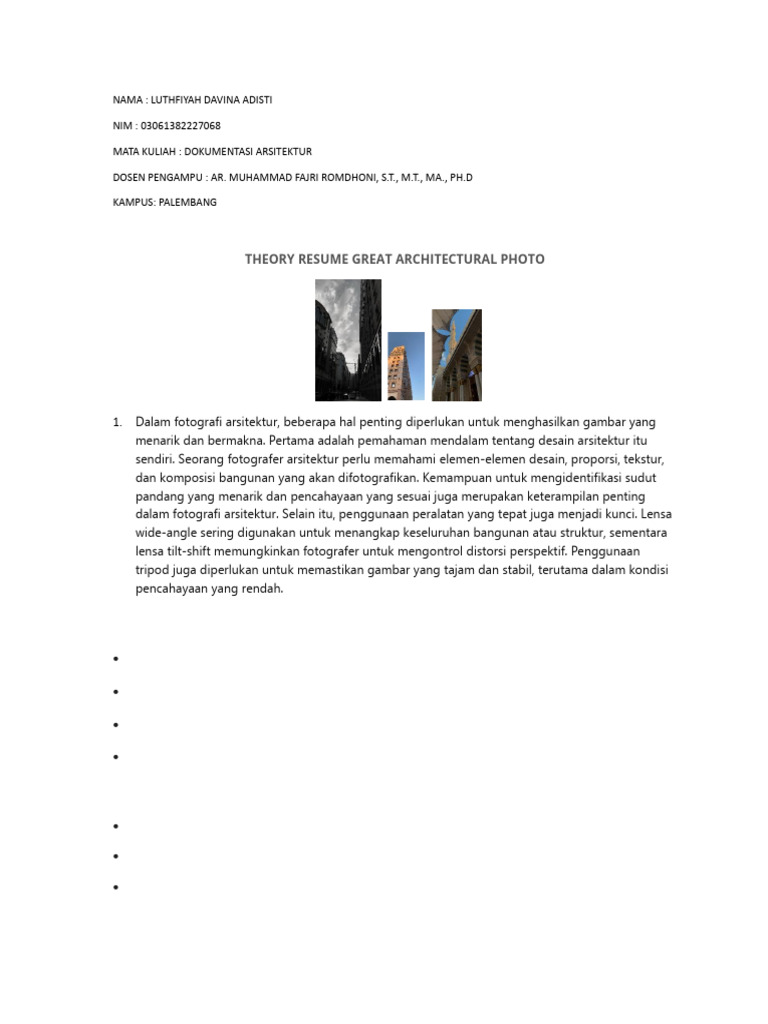 Tugas 2 Dokumentasi Arsitektur - Luthfiyah Davina Adisti - 068 | PDF