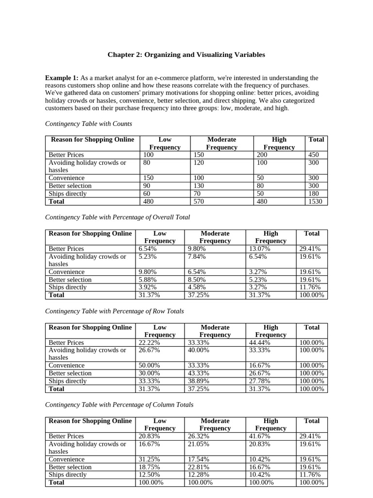 Chapter 2 Excerises | PDF