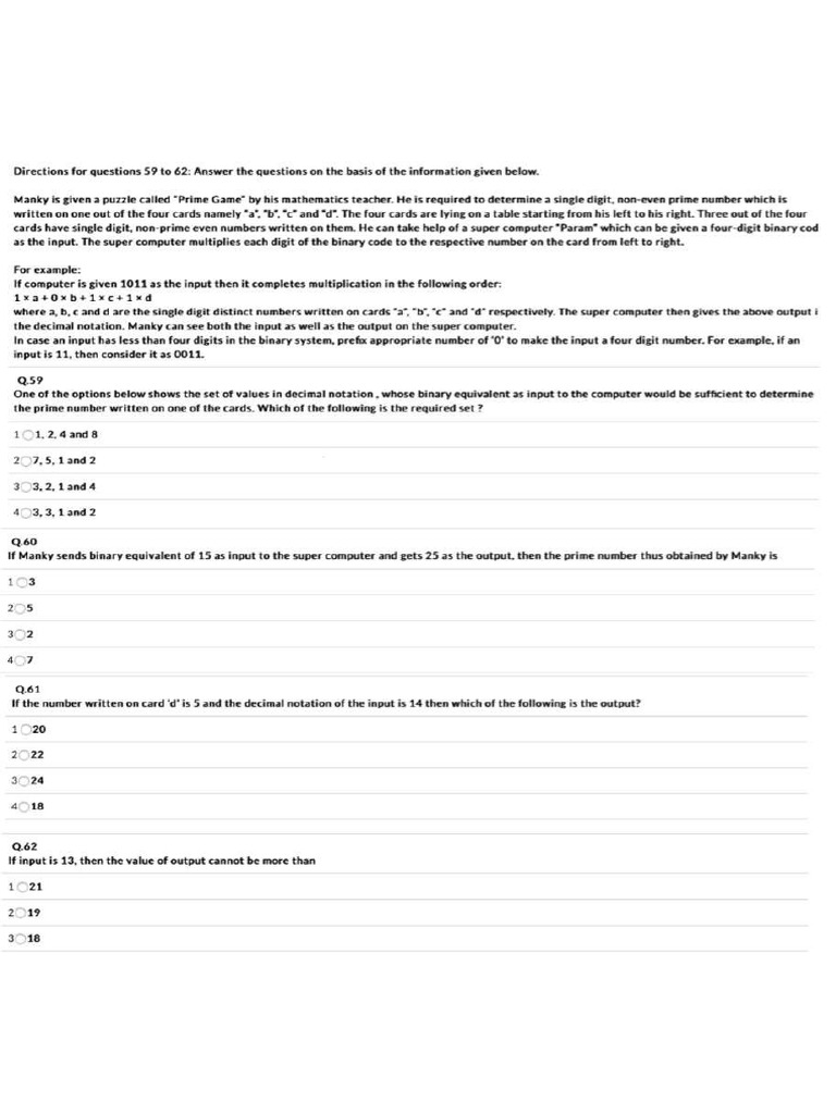 LR DI Practice | PDF