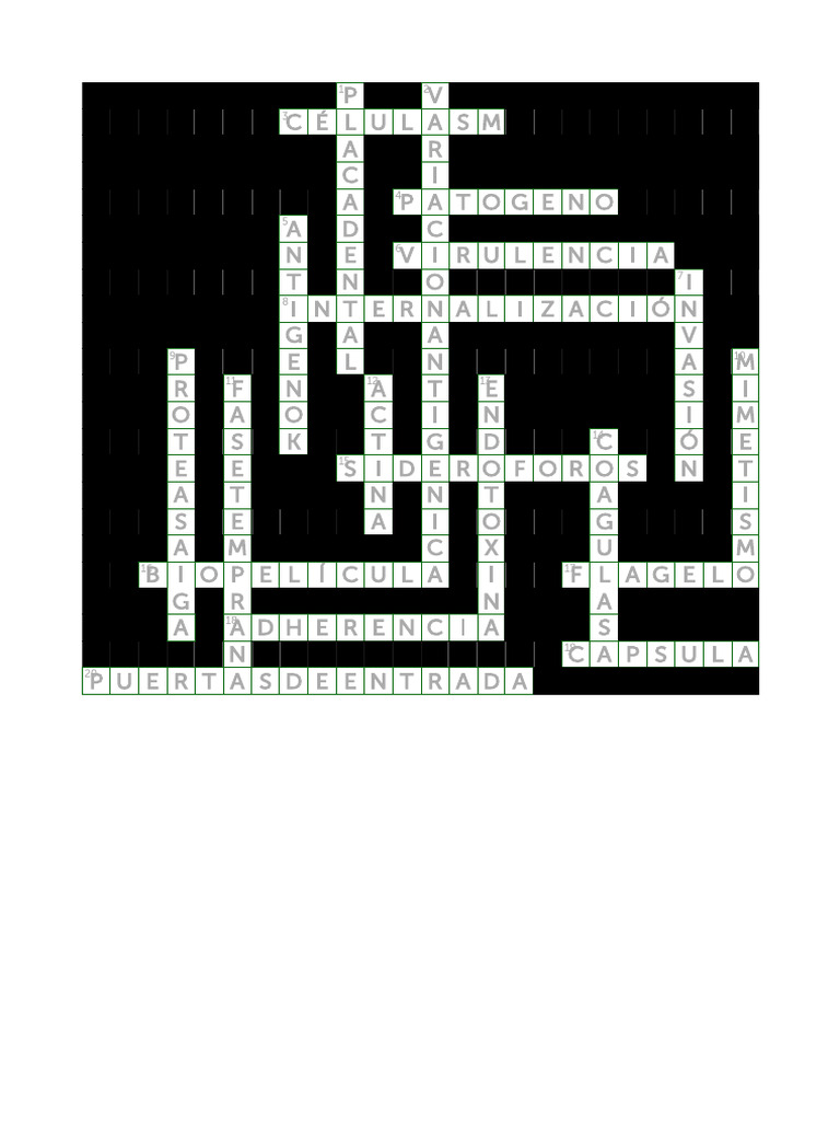 Jugar Crucigrama - Puzzel - Org Micro | PDF