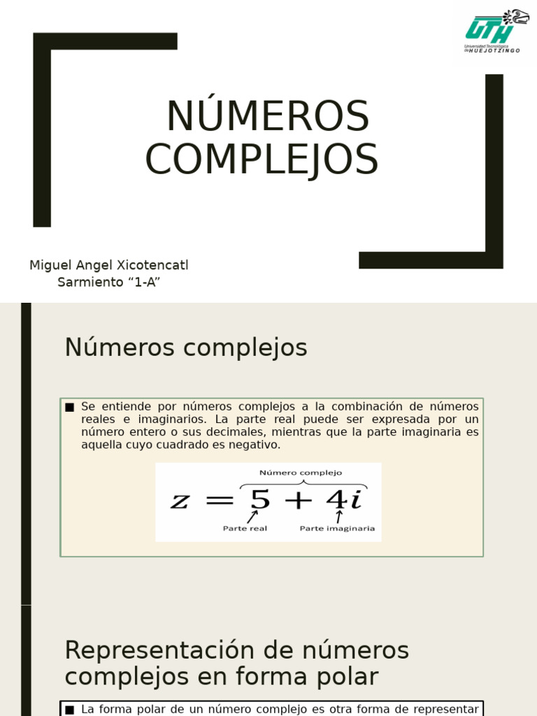 Numeros Complejos | PDF