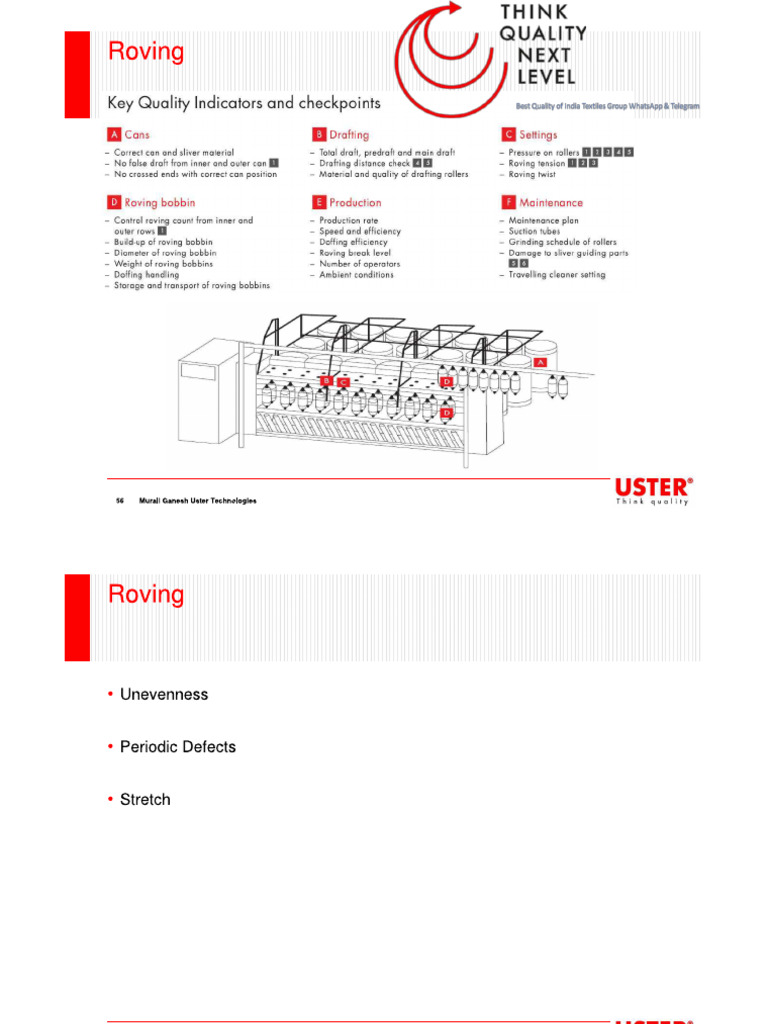Uster Roving | PDF