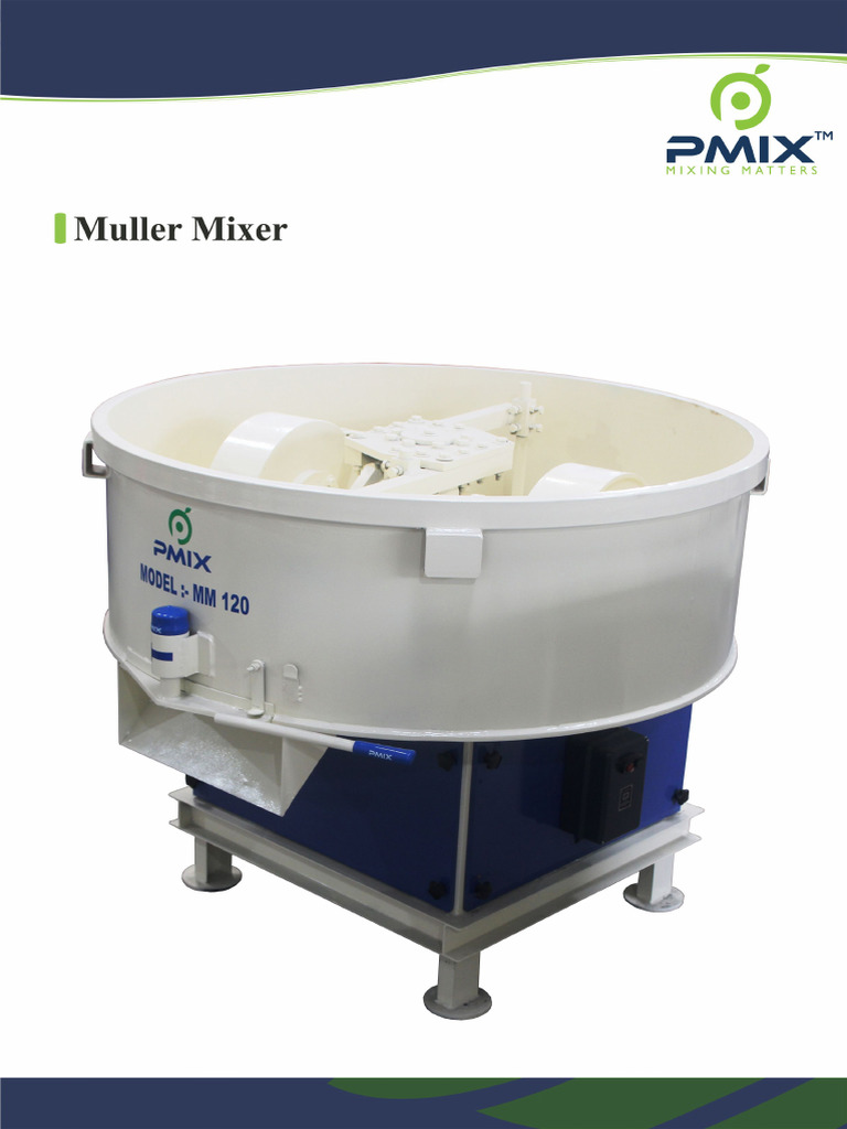 Muller Mixer Machine | PDF
