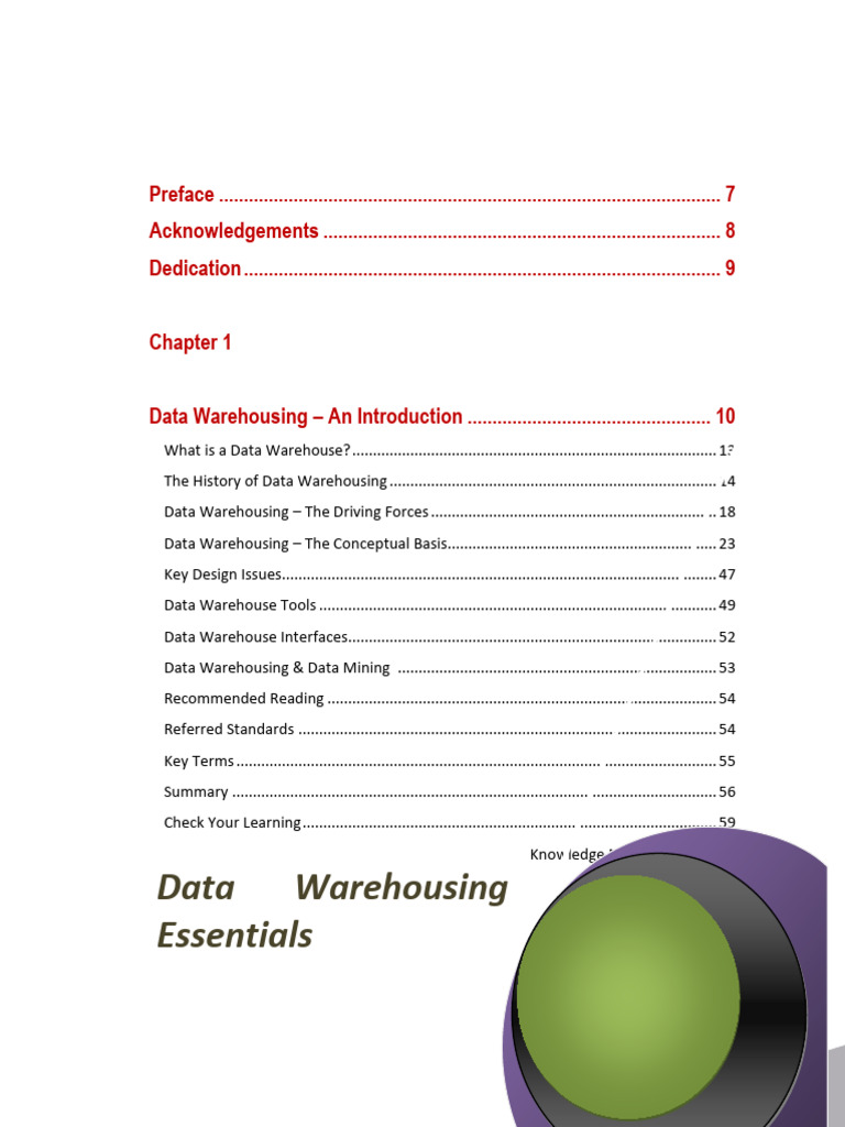 Data Warehousing Fundamentals 1698084770 | PDF