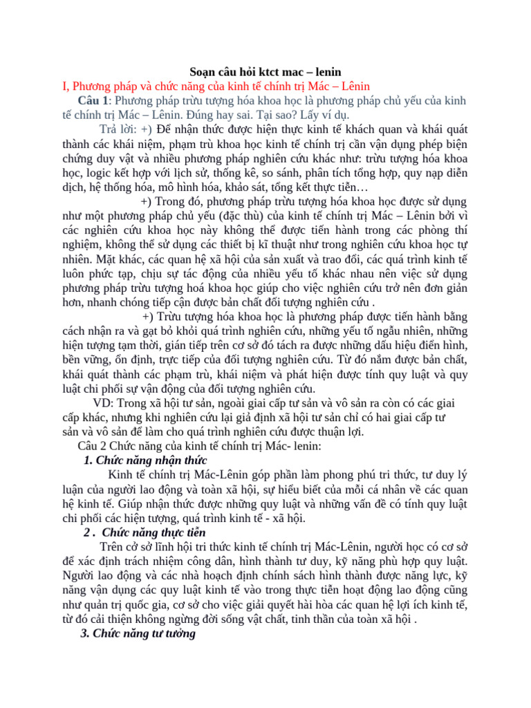 Đề-Cương-Ôn-Tập-Ktct 2 | PDF