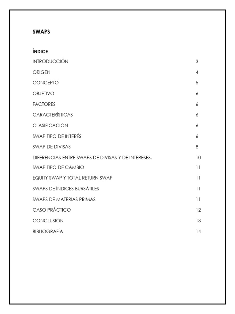 Swaps | PDF