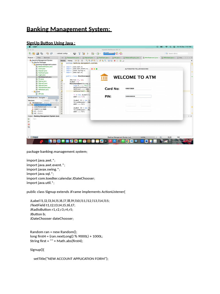 Backend Project Java | PDF