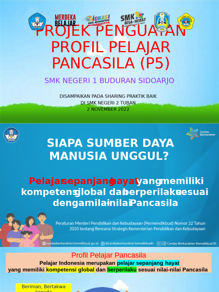 Projek Penguatan Profil Pelajar Pancasila p5 | PDF