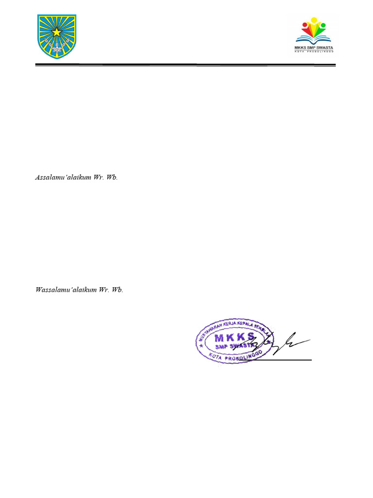 Surat MKKS 23 TM 2024 | PDF