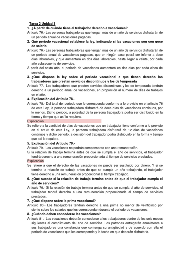 Tarea 2 Unidad 3-1 | PDF