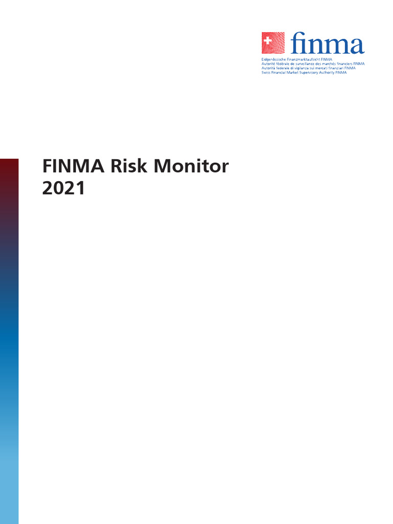 FINMA Risikomonitor 2021 | PDF | Finance & Money Management