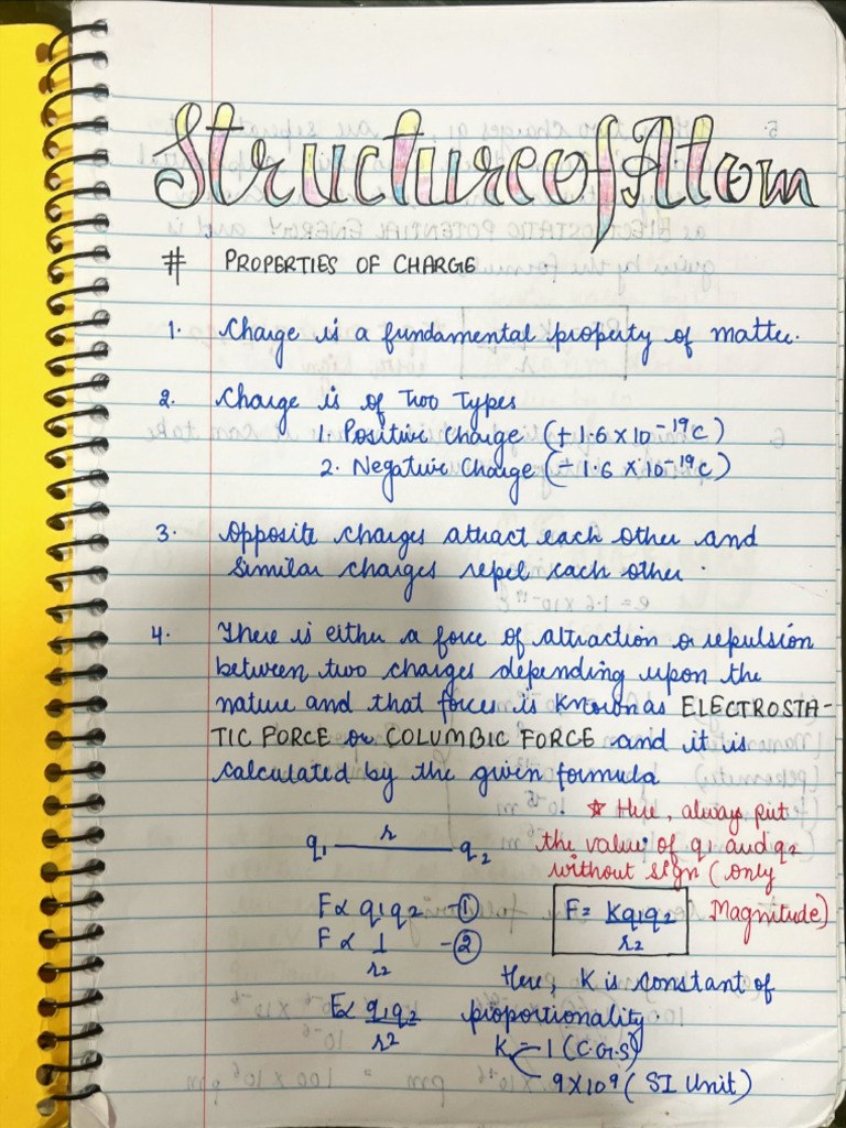 Structure of an atom | PDF