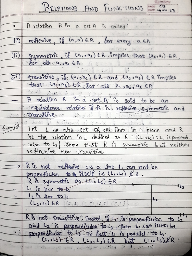 Maths Cw Ch 1 Relation & Function | PDF Maths Cw Ch 1 Relation & Function | PDF
